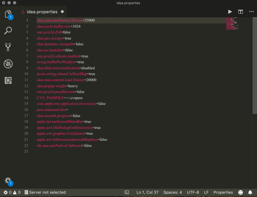 [Pycharm IDE]File size exceeds configured limit(2.5M). Code insight features are not available ...